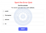 Spot the Error Quiz - Word Coach